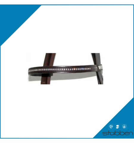 STUBBEN 1009 BROWBAND W CRYSTALS - STUBBEN : Bridles & Reins-Bridle ...