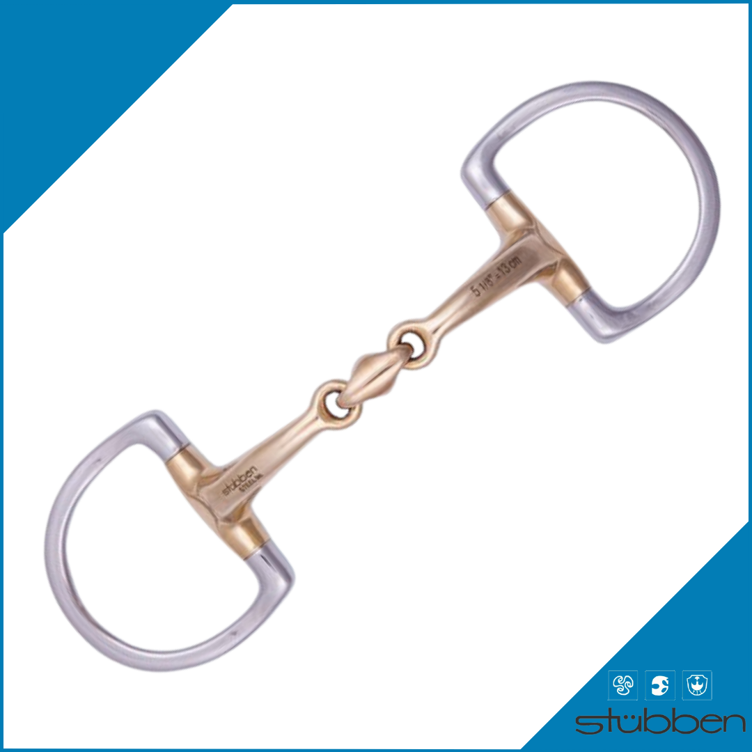 STUBBEN 2252 ANATOMIC D-RING BIT - Brands-Stubben : Spurs - STUBBEN