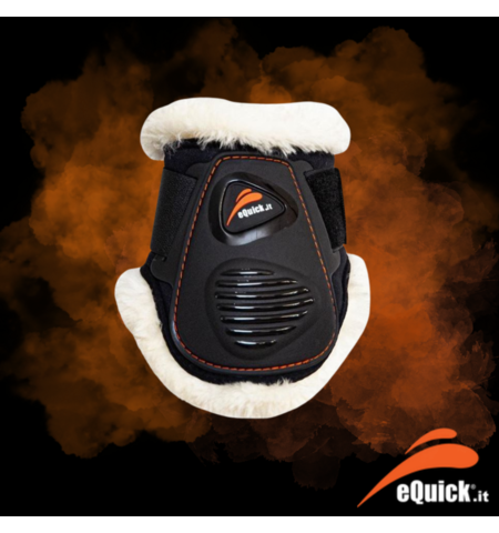EQUICK ELIGHT NO KILL FLUFFY BOOT REAR - Boots & Bandages-Fetlock Boots ...