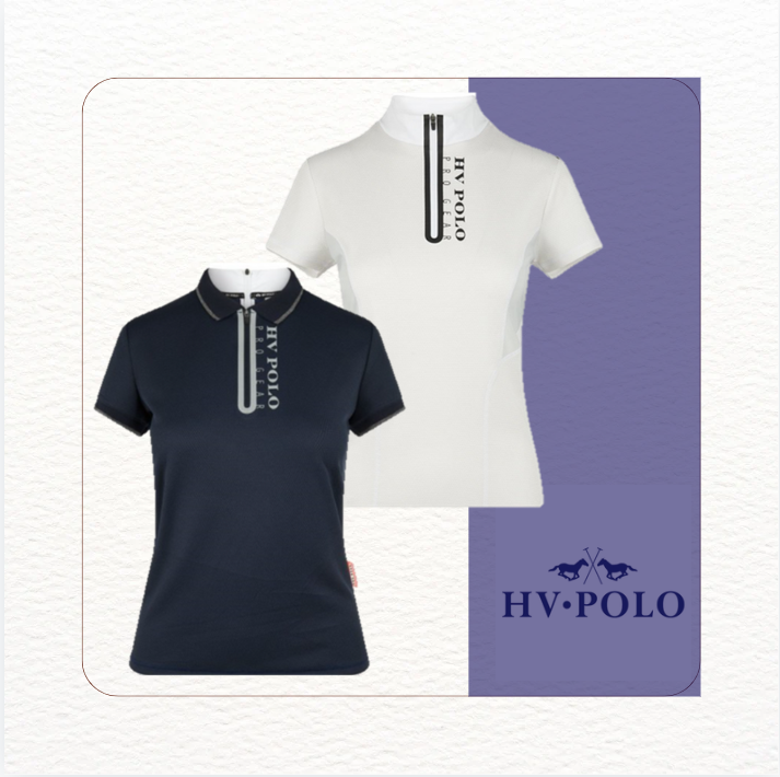HV POLO COMPETITION SHIRT - LARIX - Apparel - Ladies -Shirts : Spurs - HV POLO