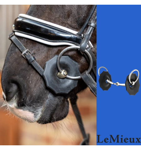 LE MIEUX RUBBER BIT GUARDS - Bridles & Bits-Accessories : Spurs - Le Mieux